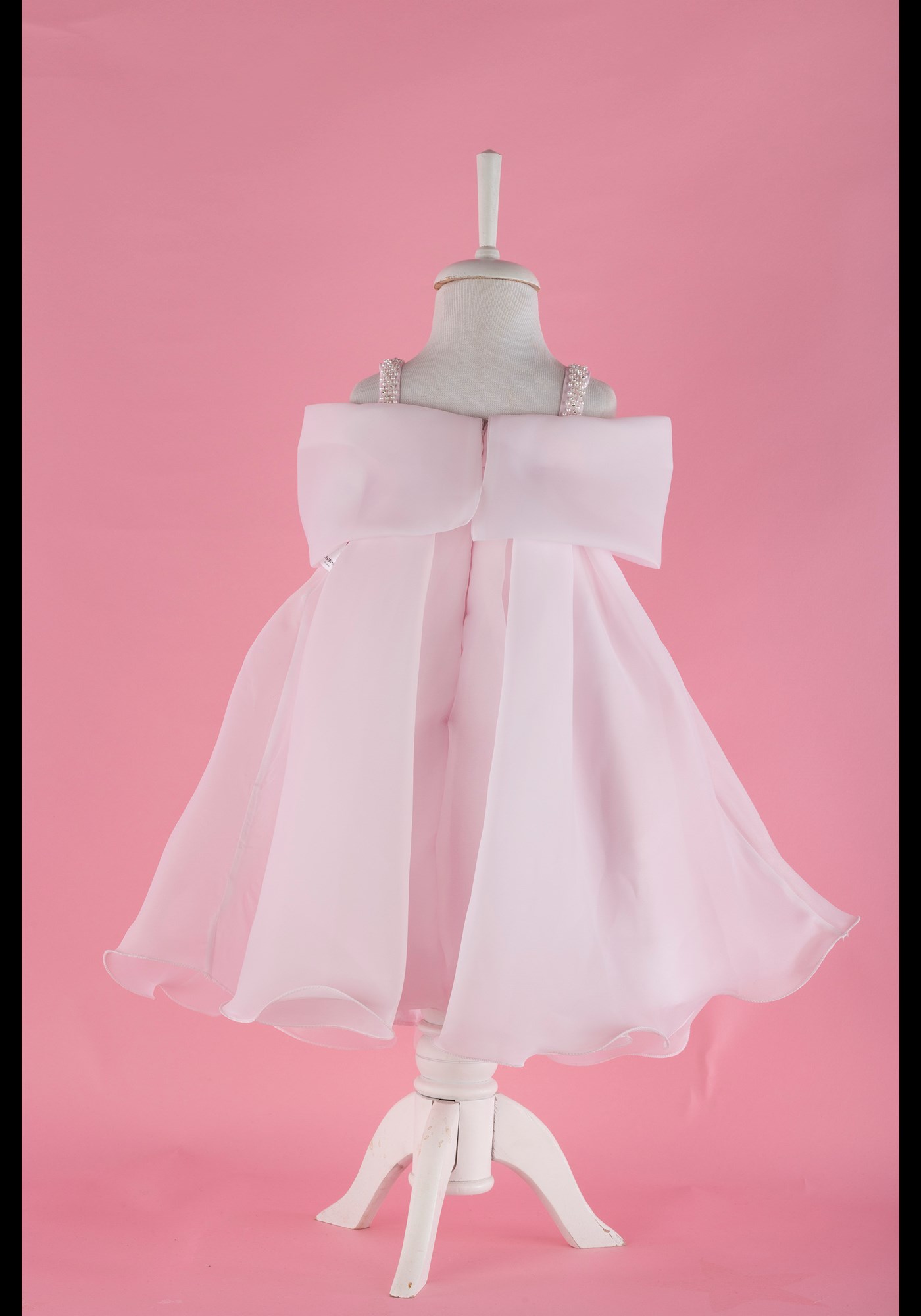 243034 Kelebekli Kuyruklu Abiye Pembe | İdil Baby